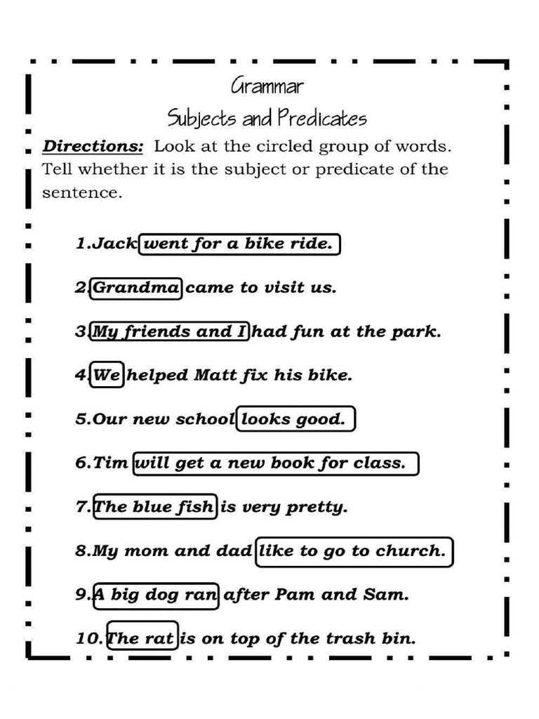 subject-and-predicate-worksheet-for-2nd-graders-31 | PDF