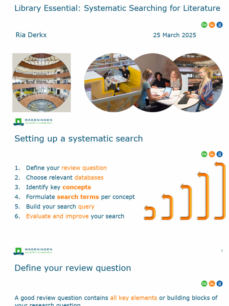 Systematic Literature Search Guide | PDF | Urban Agriculture | Food ...