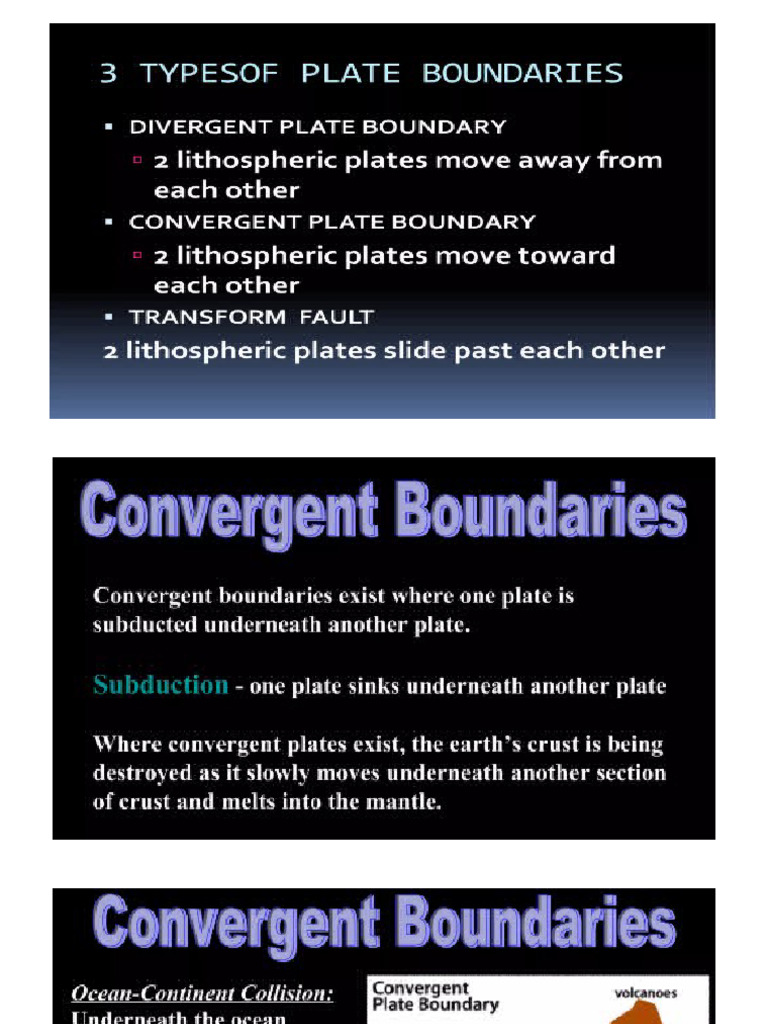Types of Boundaries | PDF