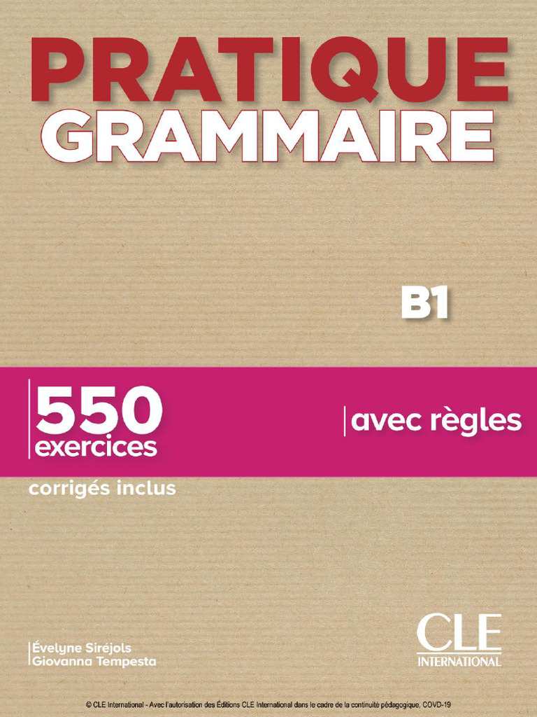 Pratique Grammaire B1 | PDF