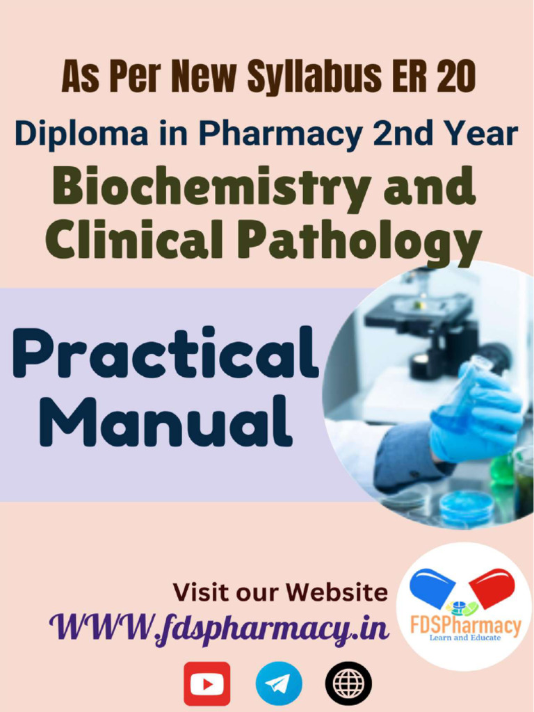 Biochemistry & Clinical Pathology Manual | PDF | Hyperglycemia | Urine
