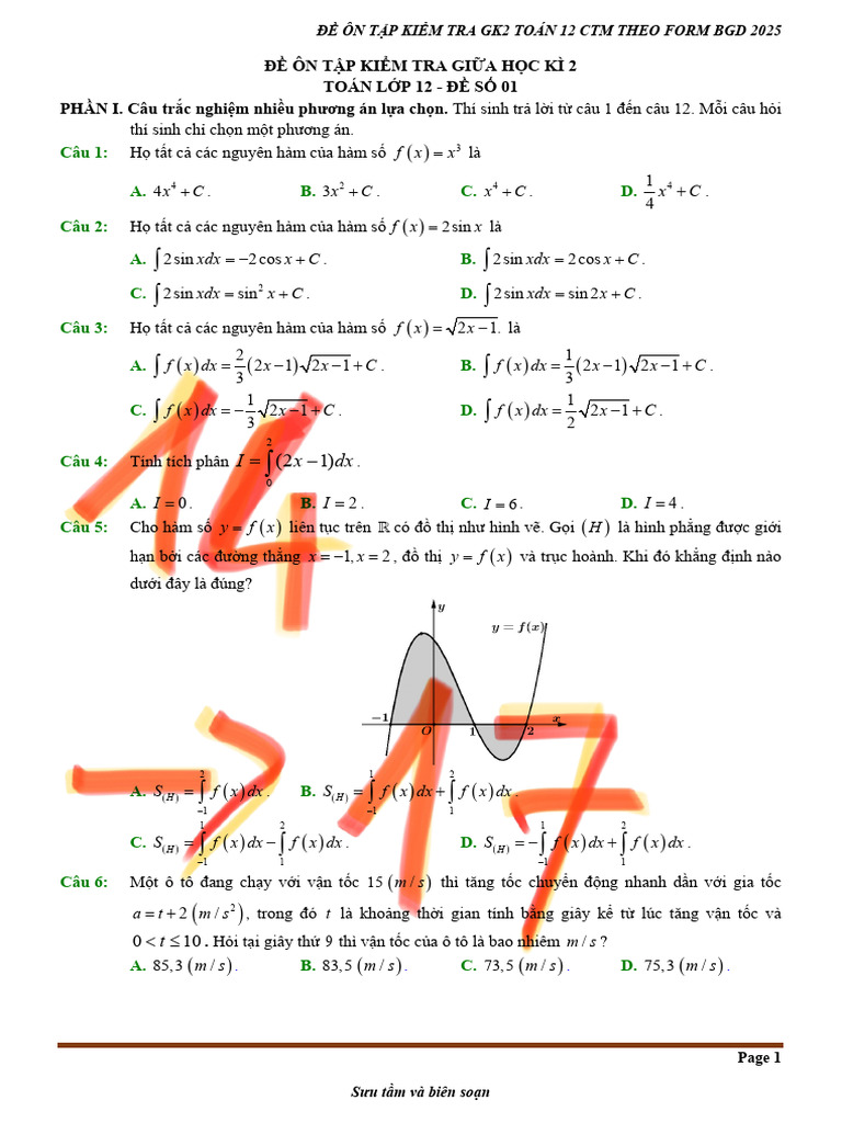 Httpstoanmath.comtoanmath Pdf10 de on Tap Kiem Tra Giua Hoc Ki 2 Toan 12 Cau Truc Moi 3 2 2 3 ...