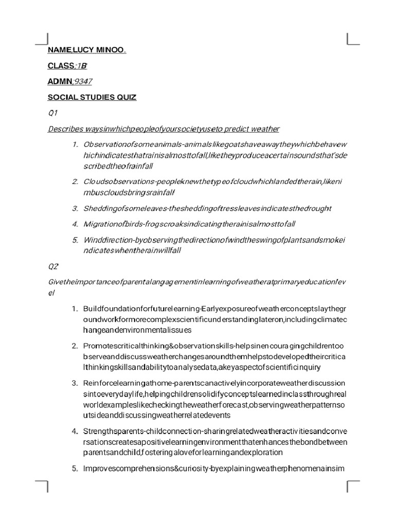 SST QUIZ - Phoenix | PDF