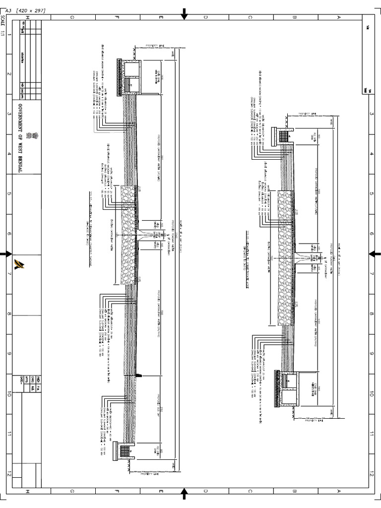Dubai Opera Road Cross Section Plan | PDF