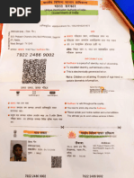 Format of True Type Copy of Aadhar Card | PDF