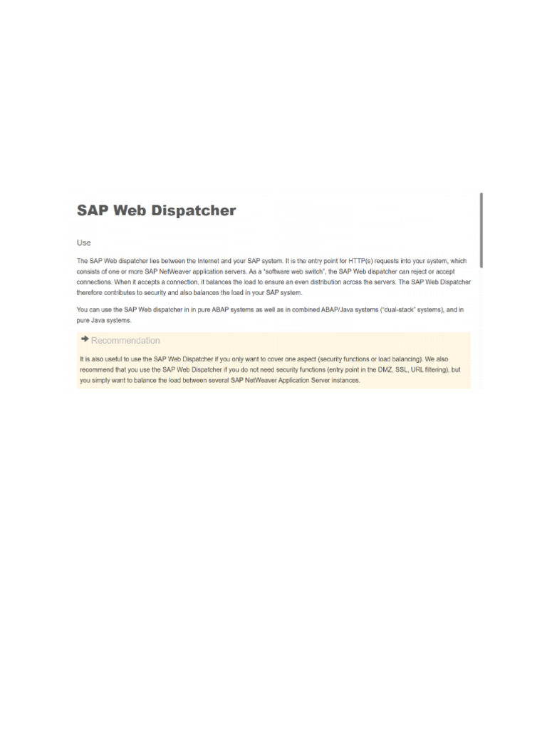 Web Dispatcher - Problem Analysis of SSO For SAP Fiori | PDF ...