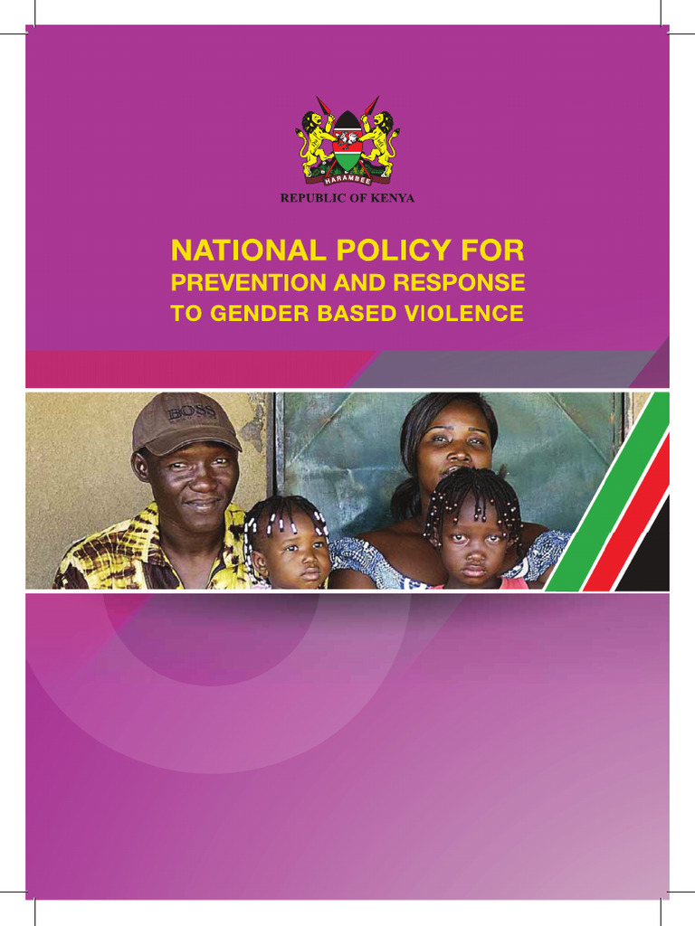 National Policy on Prevention and Response to Gender Based Violence (1 ...