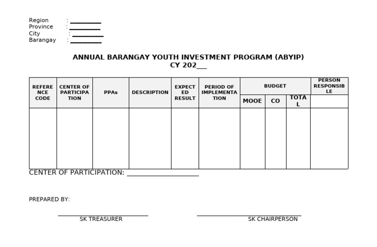Abyip Template | PDF