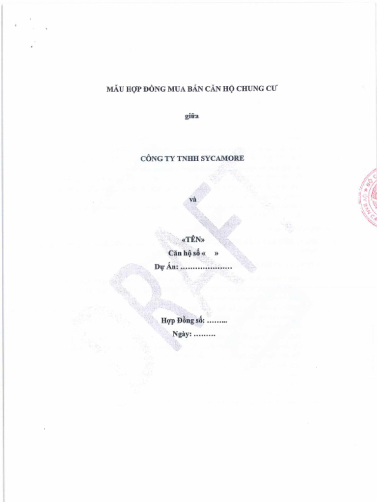 Hop Dong Mau - Skymore | PDF