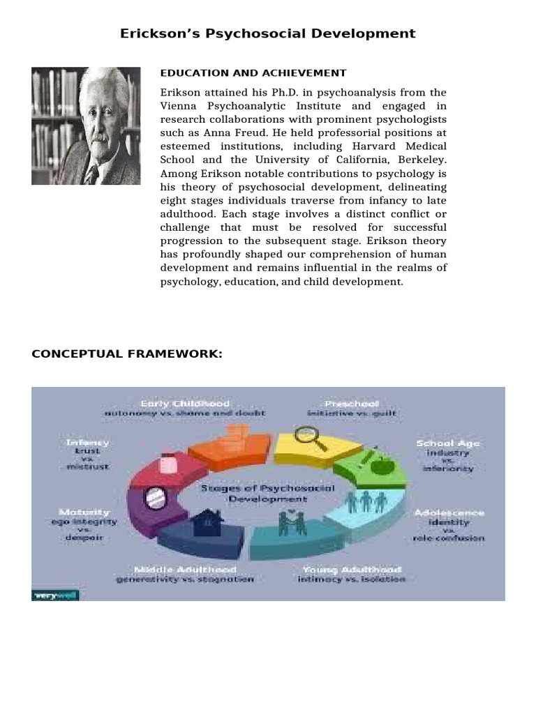 Erikson's Stages of Psychosocial Development | PDF | Psychological ...