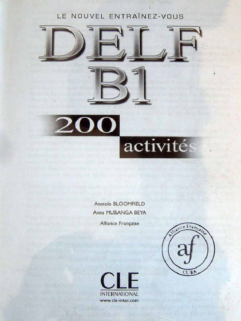 Delf B1 | PDF