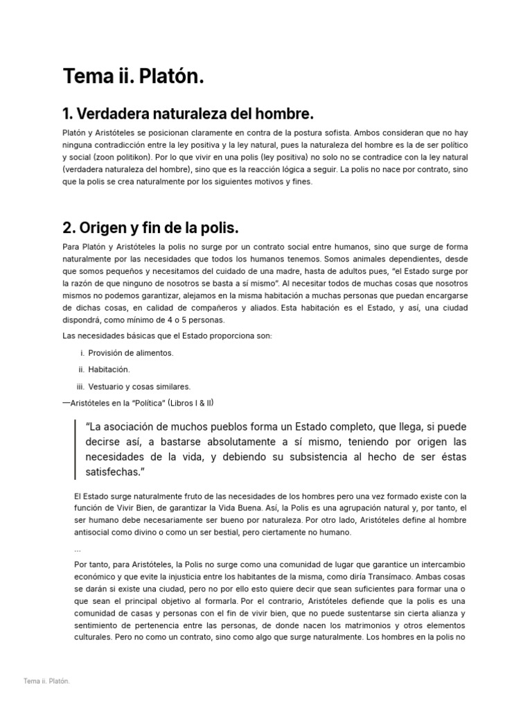 Tema 2. Platón | PDF | Platón | Alma