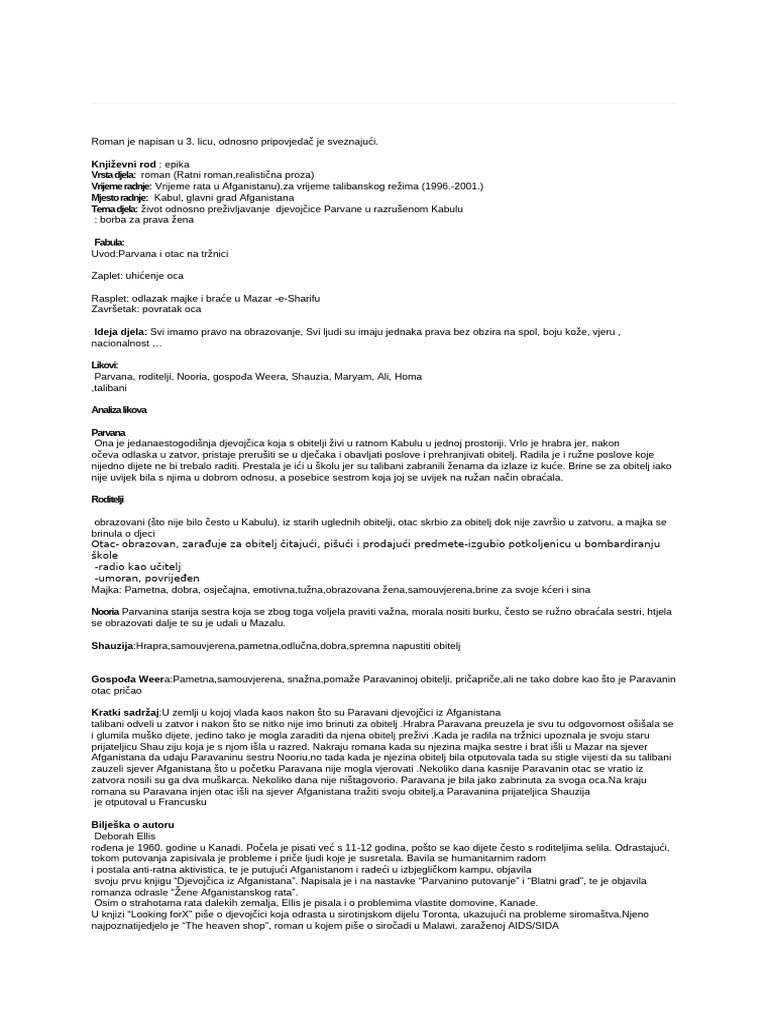 Lektira Hrvatski 6 7 Razred | PDF