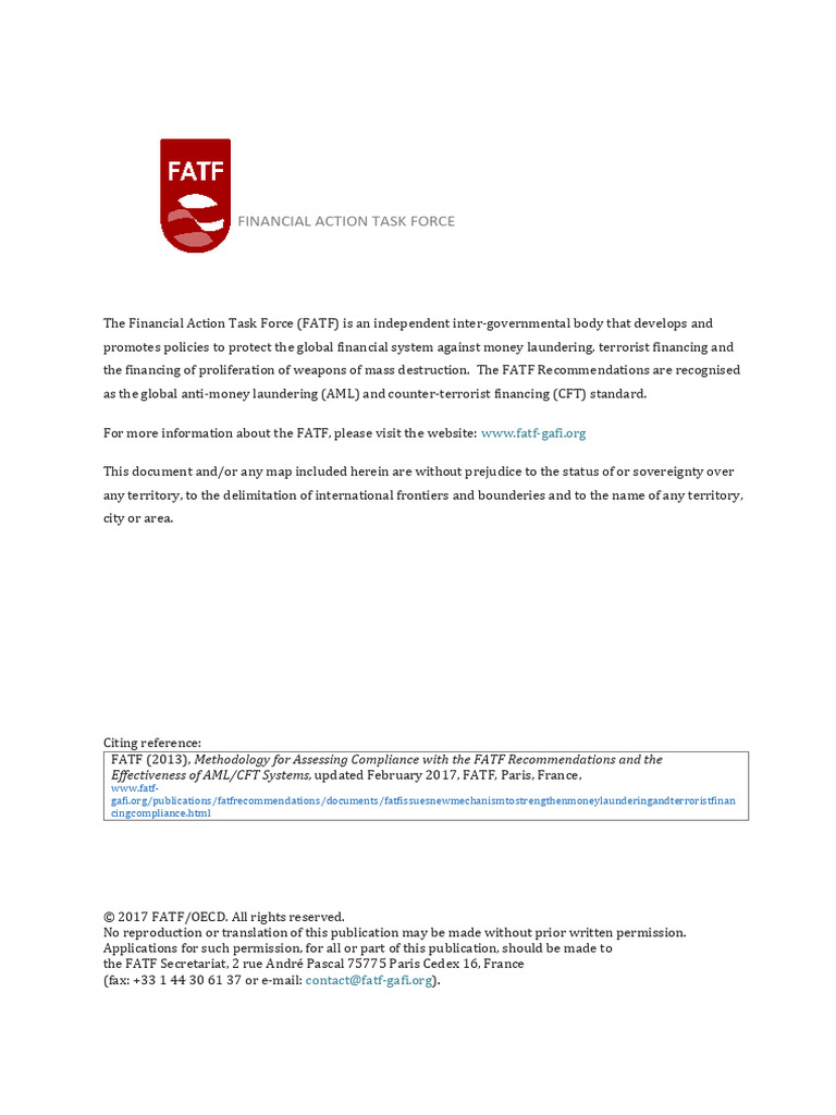 Financial Action Task Force - PDF Room | PDF | Terrorism Financing | Regulatory Compliance