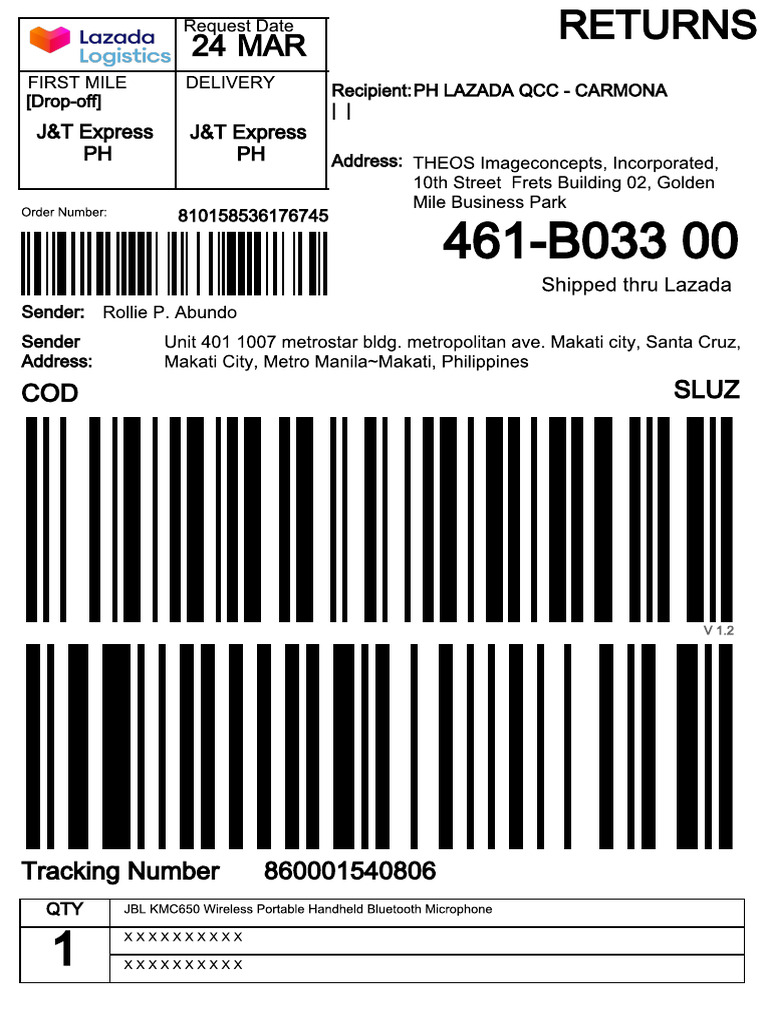 Return Label | PDF