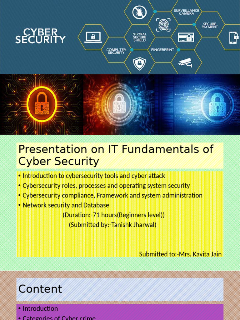 Cybersecurity Notes | PDF