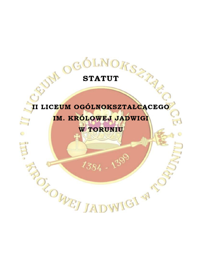 STATUT II LO W Toruniu 03.06.22 | PDF