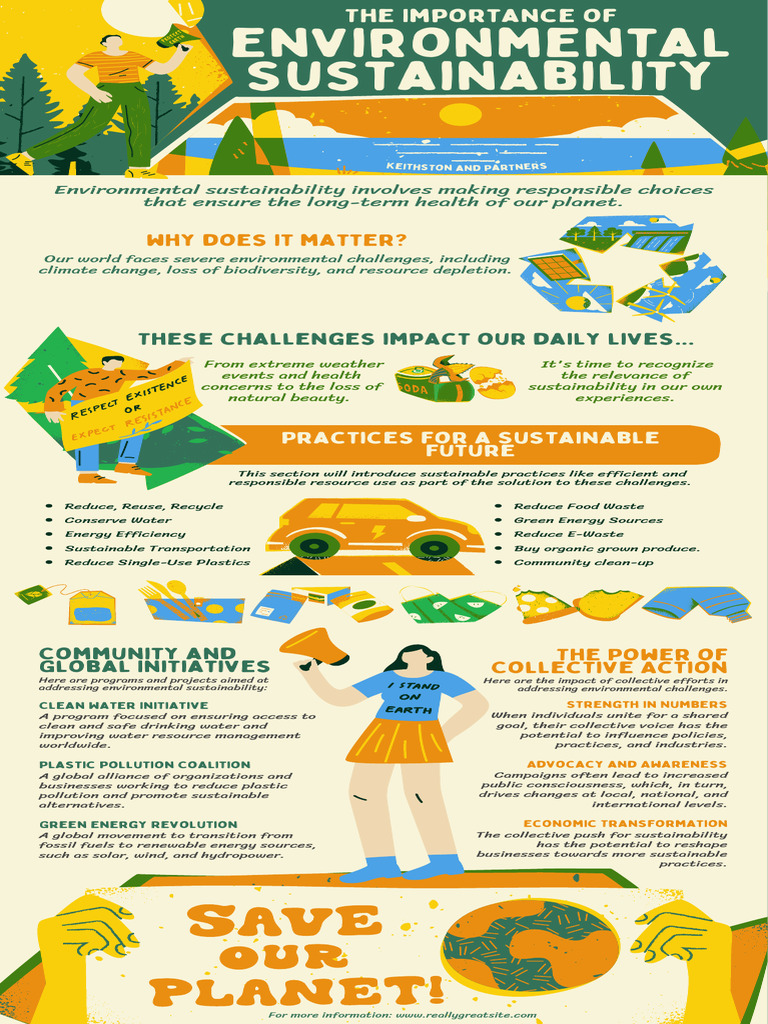 The Importance of Environmental Sustainability - Infographic | PDF ...