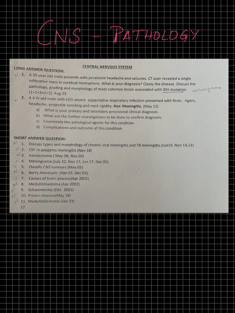 CNS - Pathology | PDF