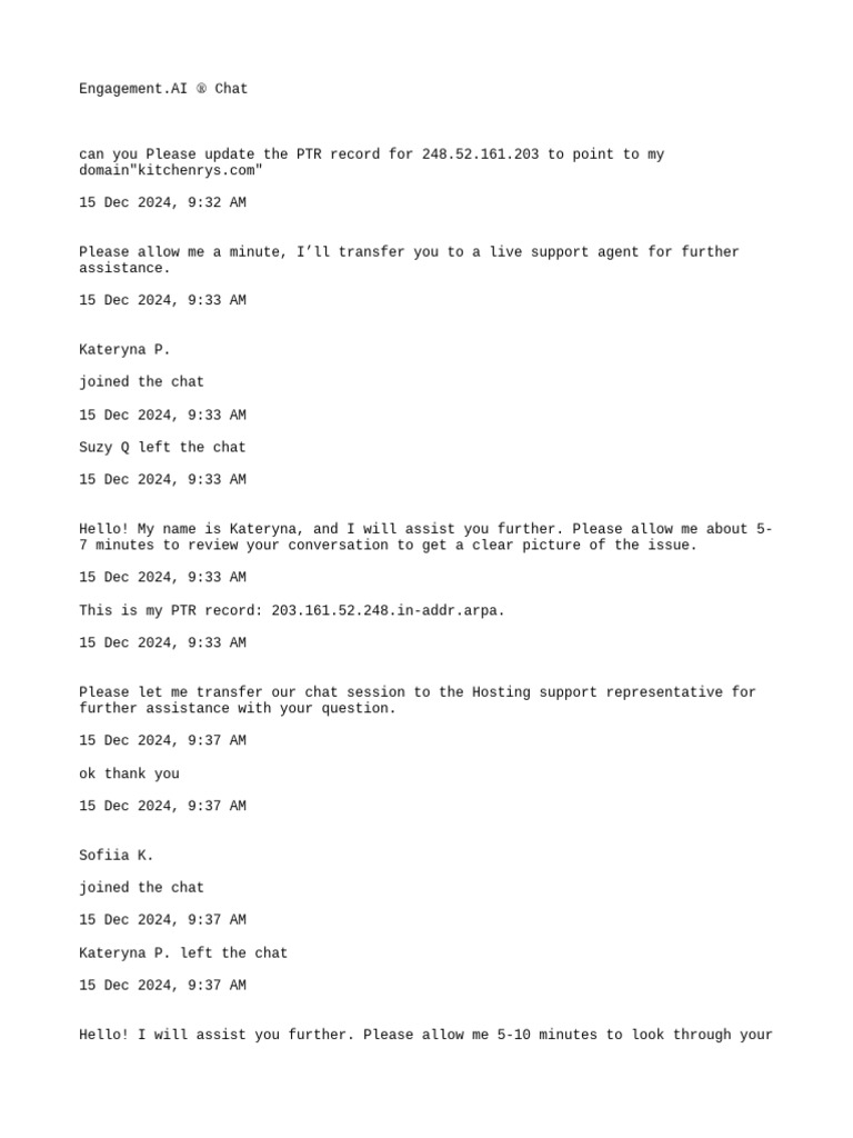 Reverse DNS Configuration 2 | PDF | Domain Name System | Network Protocols