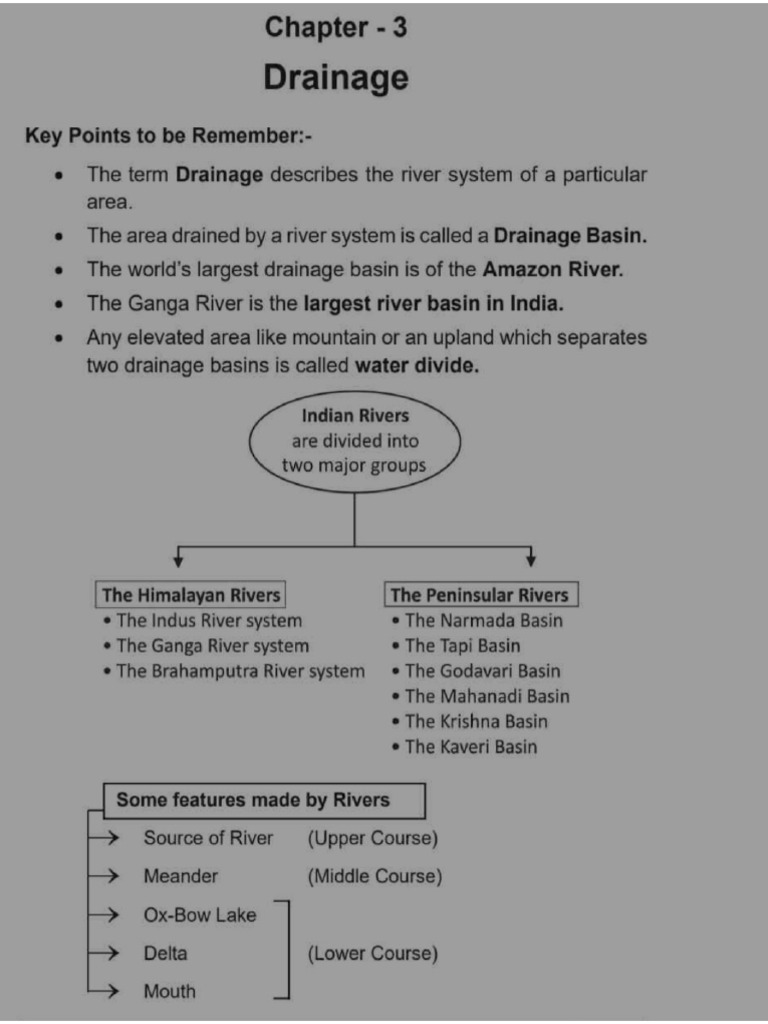 Drainage Notes | PDF