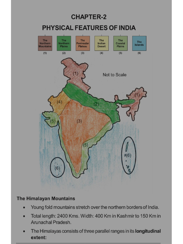 Physical Features of India. | PDF