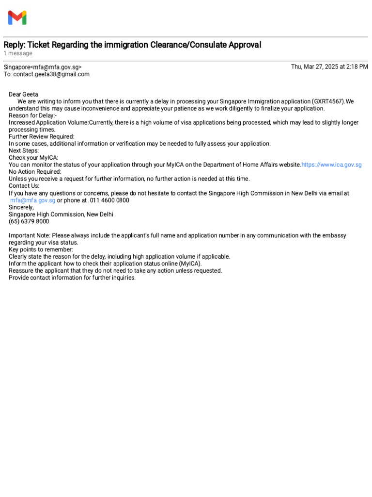 Gmail - Reply - Ticket Regarding The Immigration Clearance - Consulate ...