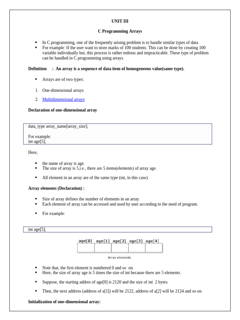 Unit 3 4 5 | PDF | String (Computer Science) | Data Type
