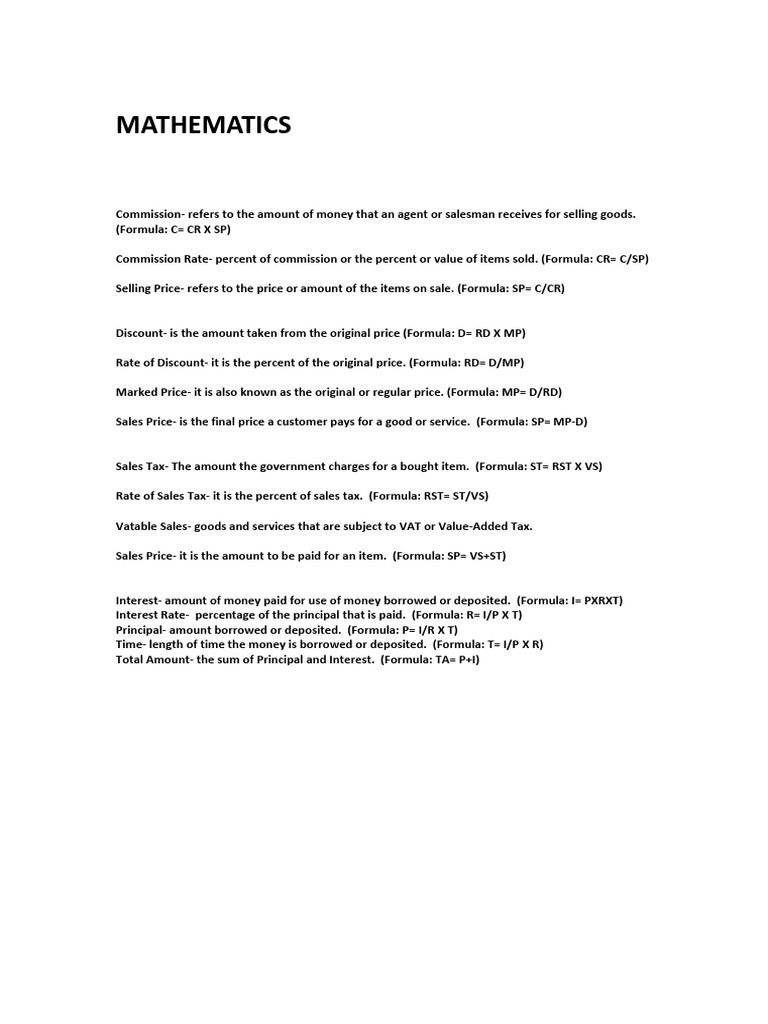 Mathematics PBR | PDF