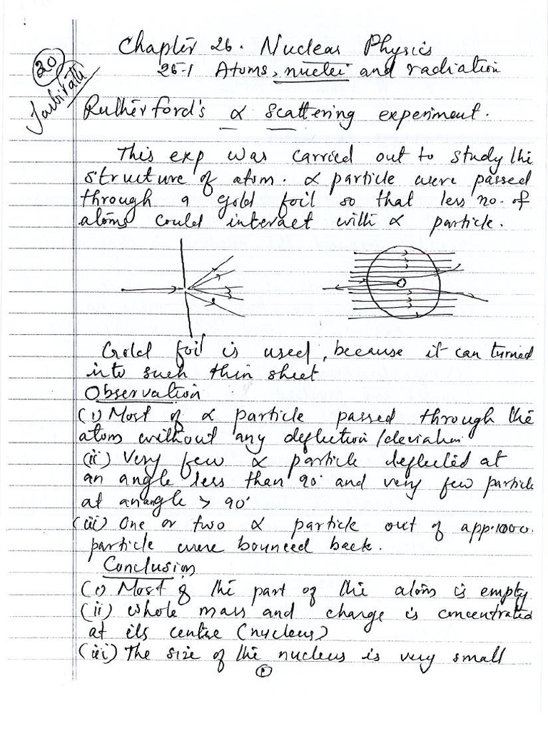 Nuclear physics notes | PDF