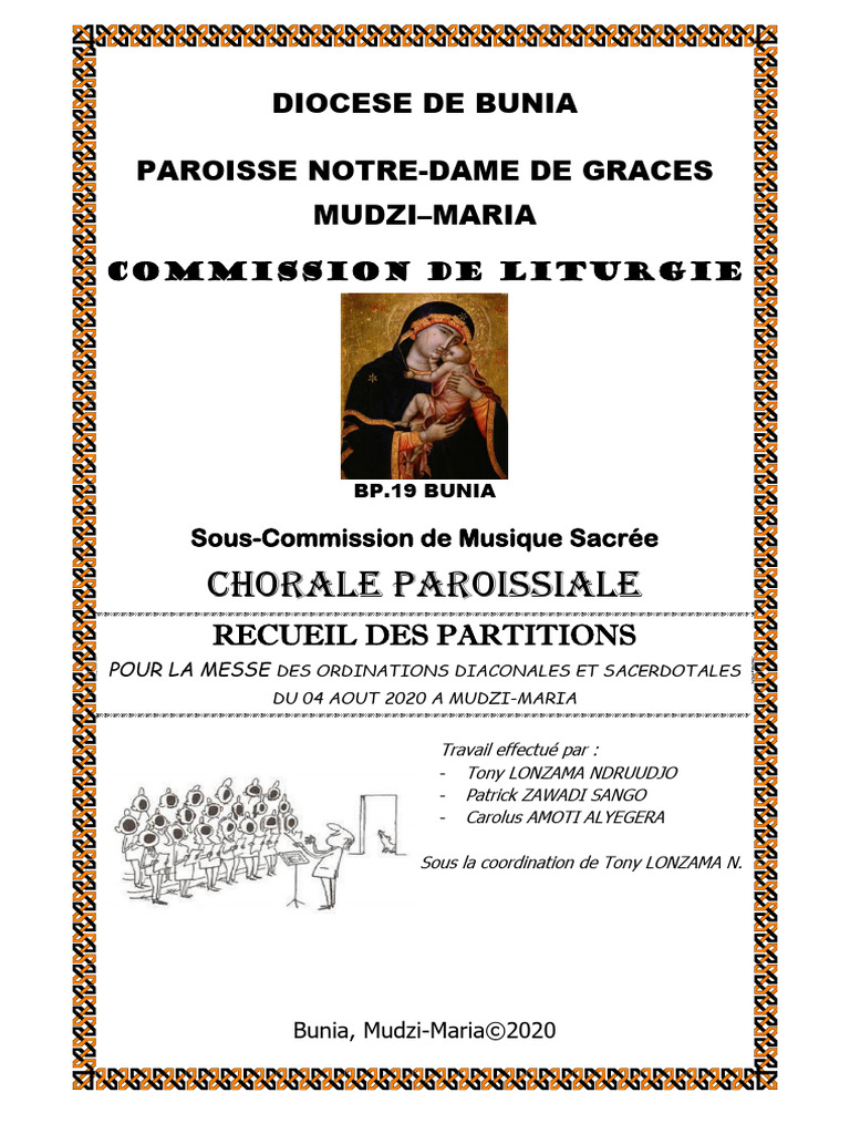 Programme Ordination 2 1 | PDF