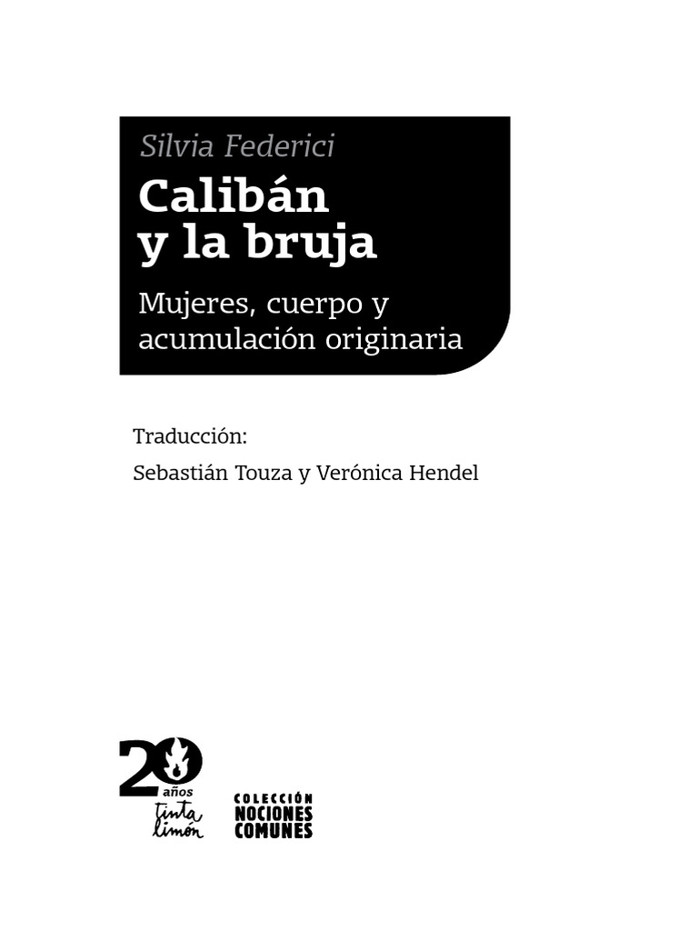 FEDERICI - Caliban y La Bruja | PDF | Brujería | Inquisición