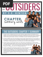 Character List for The Outsiders | PDF