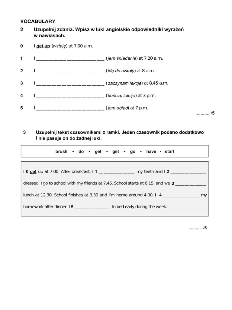 Isucceed in English A1 Unit 3 | PDF