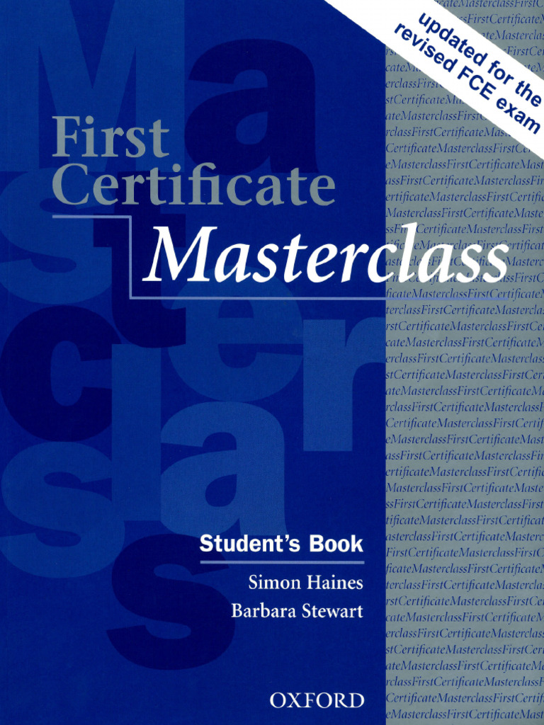 First Certificate Masterclass Students Book | PDF