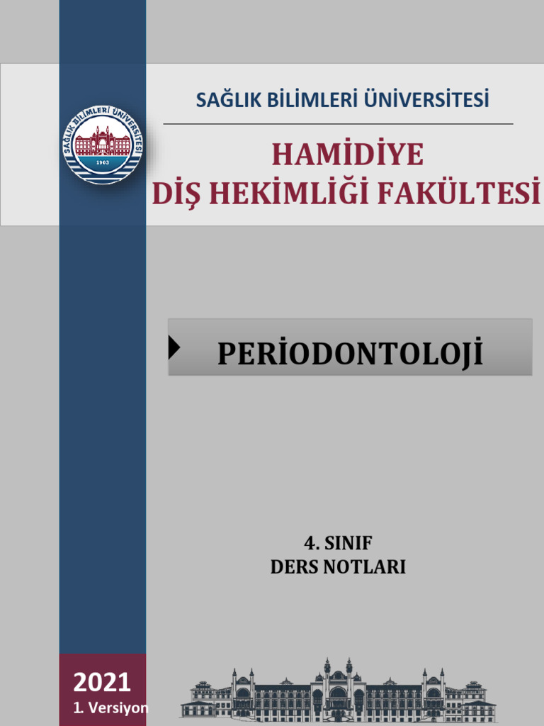 Periodontoloji 4 Sinif Ders Notlari C3c3e164 | PDF