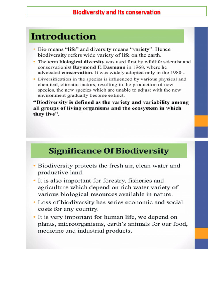 Biodiversity Conservation Strategies | PDF