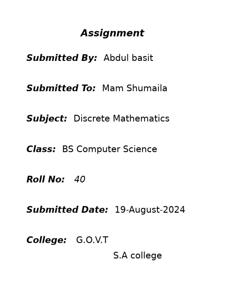 Abdul basit khan | PDF | Mathematics