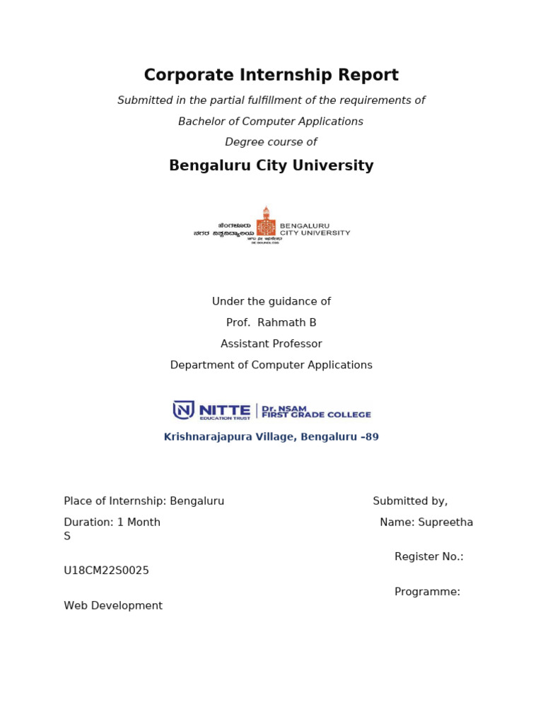 Supreetha S RWF Internship | PDF | Databases | Model–View–Controller