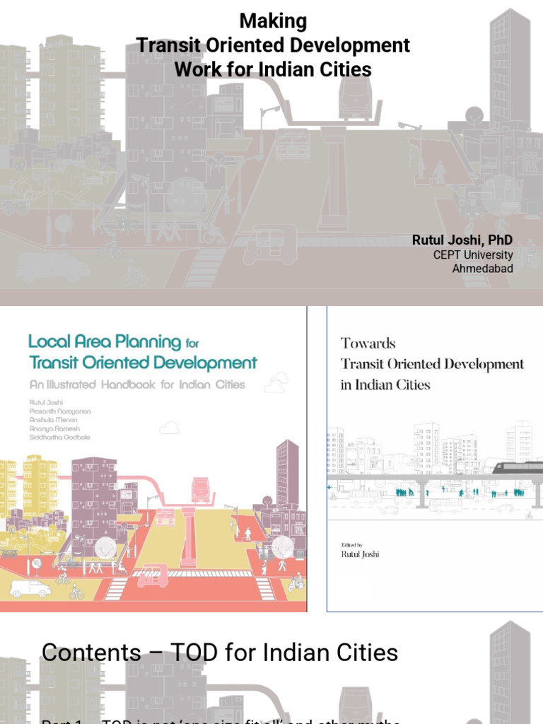 Transit Oriented Development in India | PDF | Urbanization | Transport