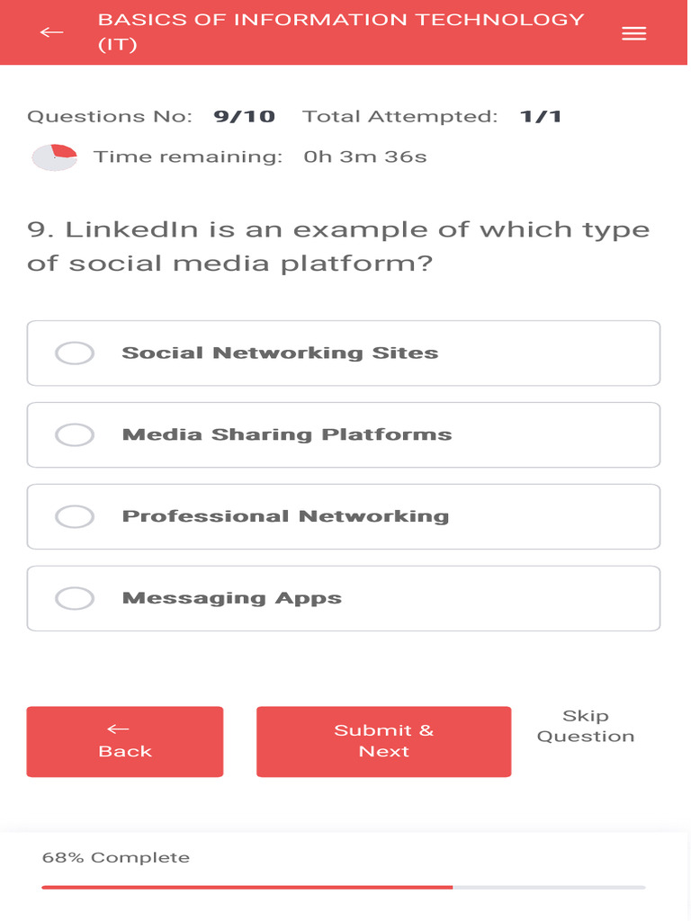Social Media Basics Test - IT Primer Path | PDF