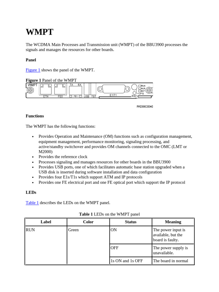 Bbu Board Typs | PDF | Information And Communications Technology | Electronics