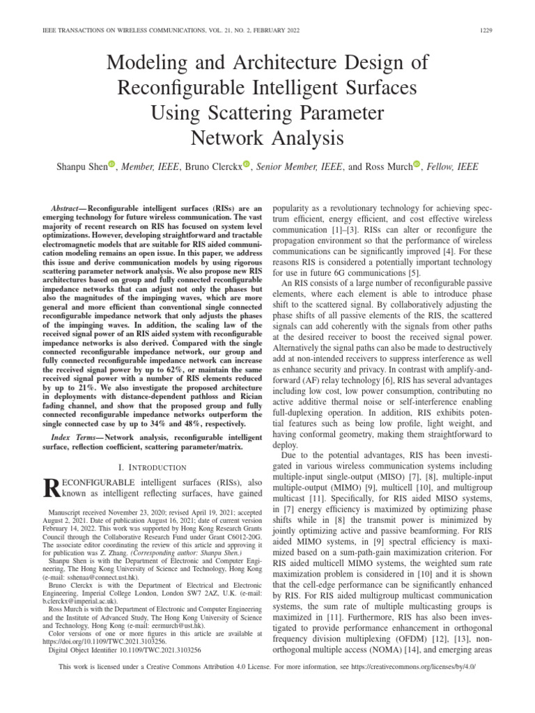 Modeling and Architecture Design of Reconfigurable Intelligent Surfaces Using Scattering ...