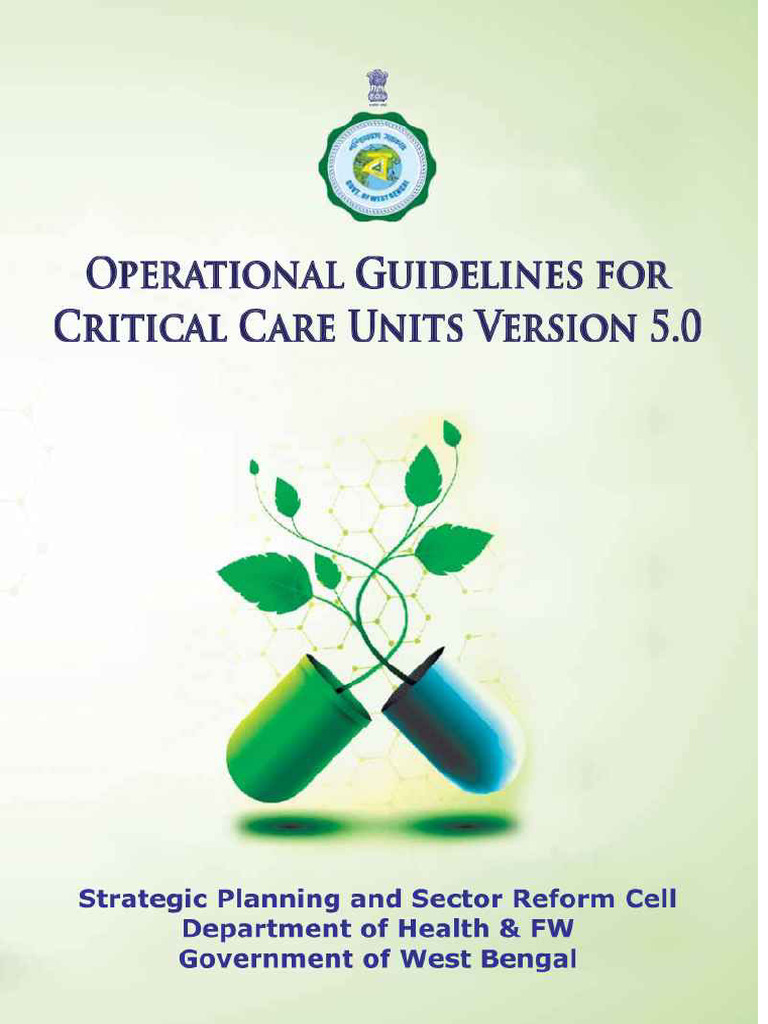 Operational Guidelines - Critical Care Units - Version 5.0 | PDF ...