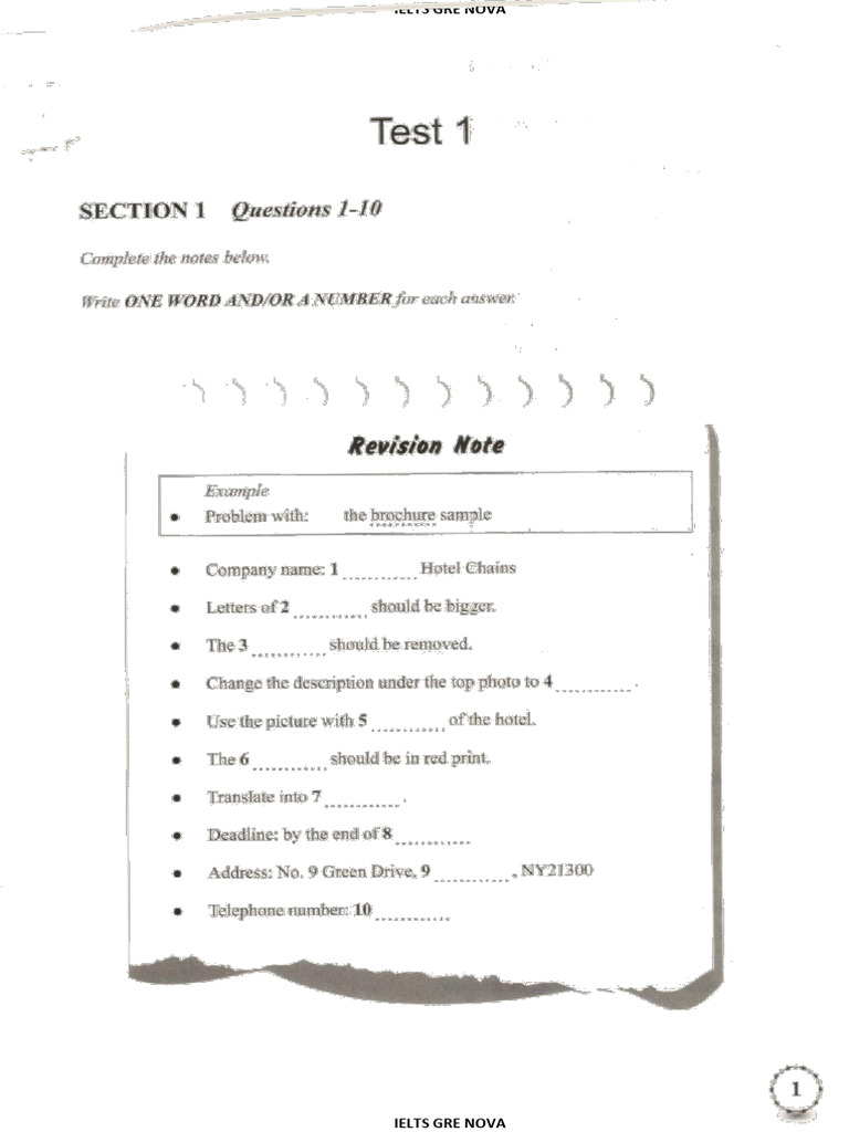 Ielts Recent Actual Listening Test Book 4 16 56 Pdf