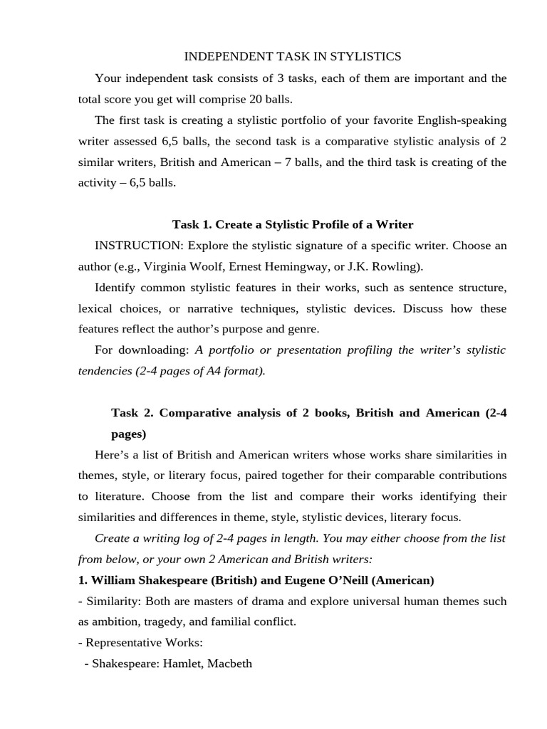 English Stylistics Independent Work | PDF | Gothic Fiction | Mark Twain