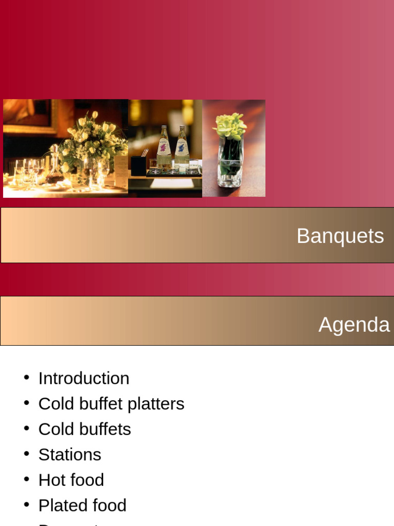 PRS Banquet Operations | PDF