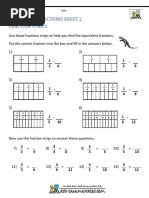 Identifying Similar and Dissimilar Fractions Worksheet 1 | PDF