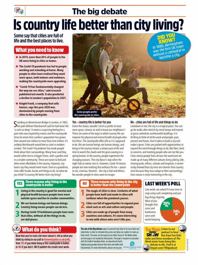 08 - Is Country Life Better Than City Living | PDF