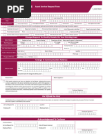 Axis Bank Customer Request Form | PDF | Cheque | Debit Card